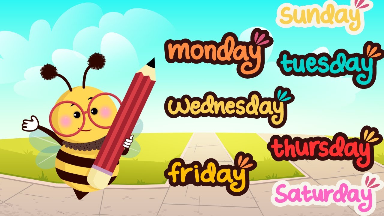 Days of the Week | Nursery Rhymes & Baby Songs |Learn Sunday Monday ...