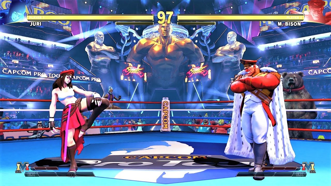 True Boss Juri vs M. Bison (Hardest AI) - STREET FIGHTER V - YouTube