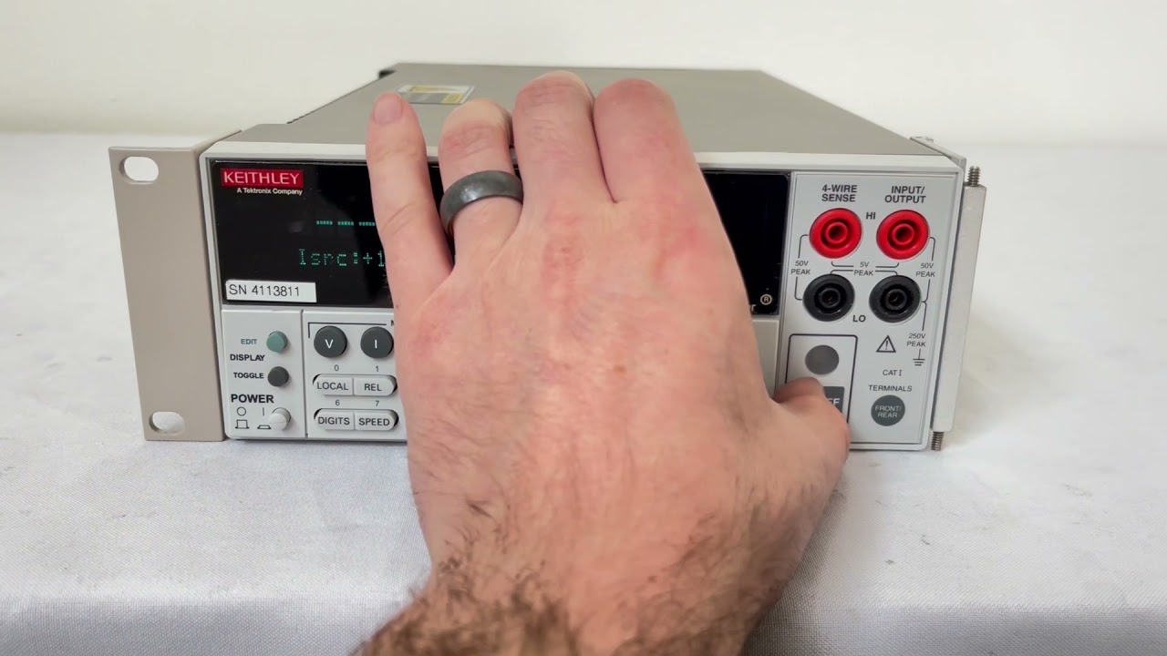Keithley 2401 Source Meter (A# 60863) - YouTube