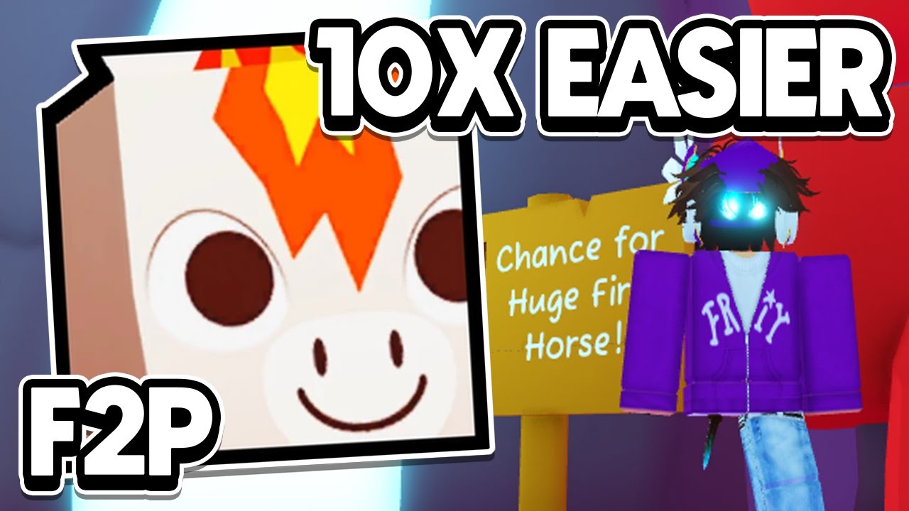 (QUICK!) This F2P HUGE is now 10X EASIER TO GET... (Pet Simulator 99 ...