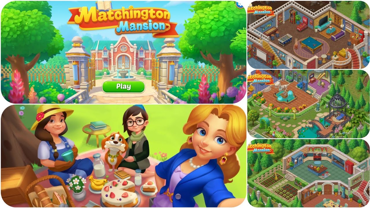 Matchington Mansion: All Rooms Completed - YouTube
