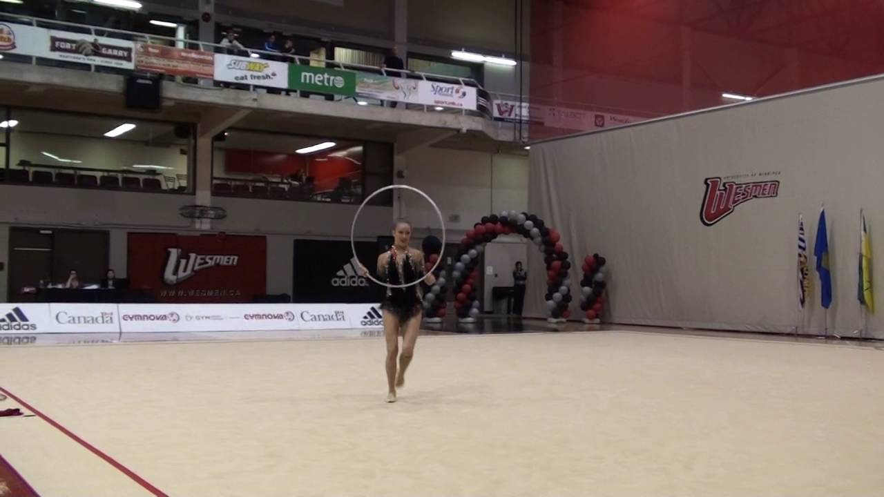 Emma Lozhkin SeniorH Hoop ON 2016 Canadian Championships RG - YouTube