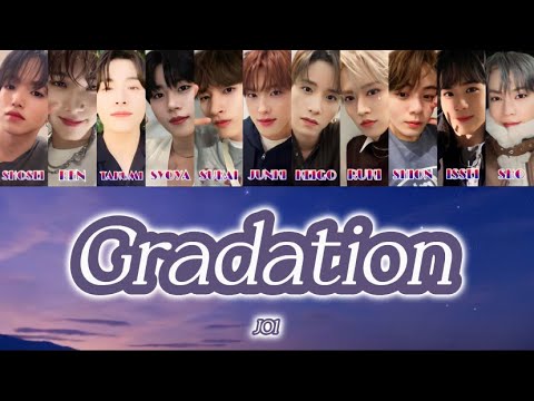 JO1／Gradation 《 パート割り-歌詞-ENG SUB 》 - YouTube