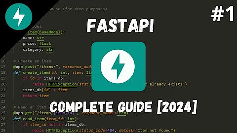 FastAPI Tutorial - From Beginner to Expert: Complete Guide [2024] - YouTube