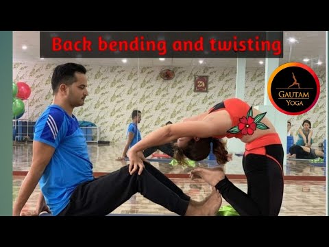 Back bending and twisting - YouTube