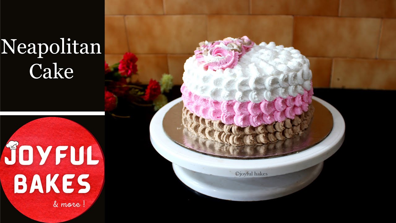 Neapolitan Cake | Easy Neapolitan Cake Recipe | How to make a ...
