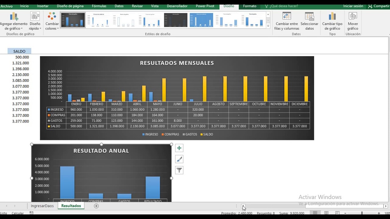 Plantilla Automatizada en Excel Para Llevar Contabilidad de Tu Negocio ...