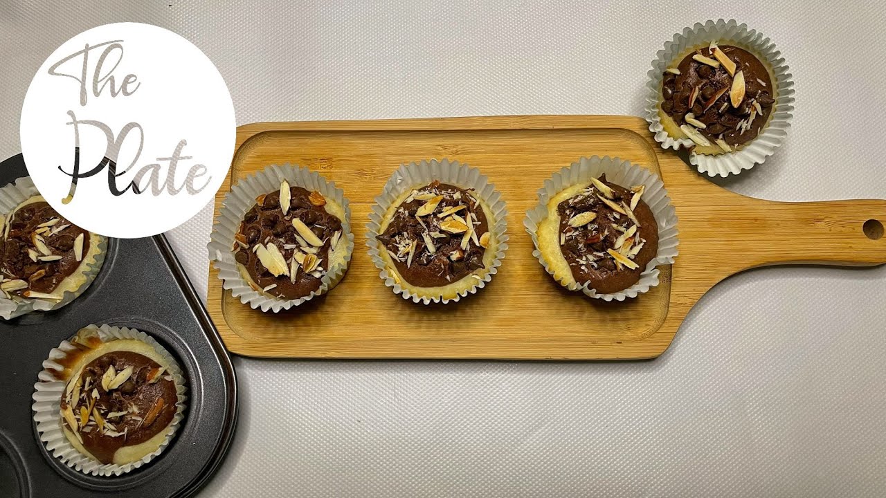 Vanilla Chocolate Cupcake | Two In One Cupcake Recipe | The Plate - YouTube