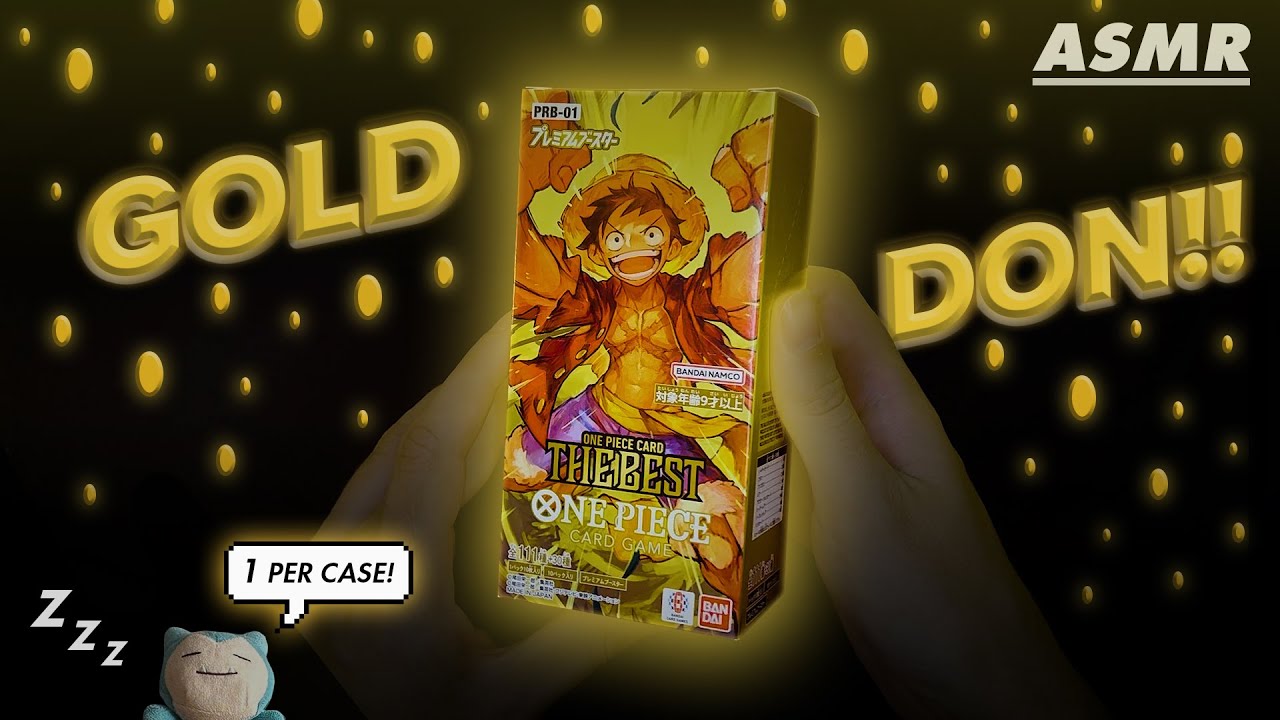 GOLD DON!! 🥇 One Piece PRB-01 "The Best" Japanese Pack Opening 🏴‍☠️💤 ...