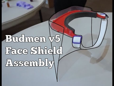 Budmen v5 Face Shield Assembly - YouTube