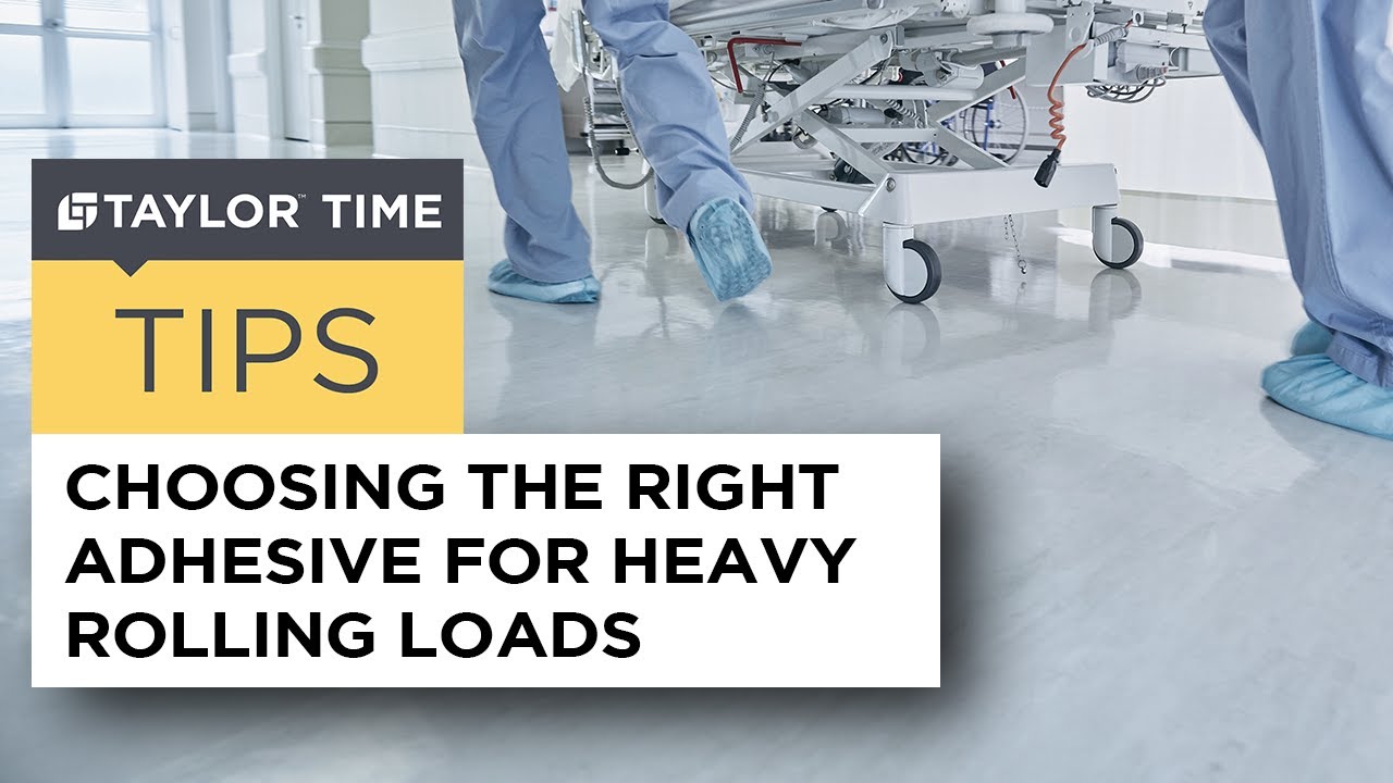 Choosing the Right Adhesive for Heavy Rolling Loads - YouTube