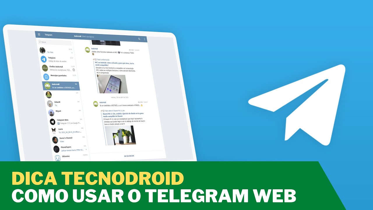 Como usar o TELEGRAM WEB no pc (QR CODE) - YouTube