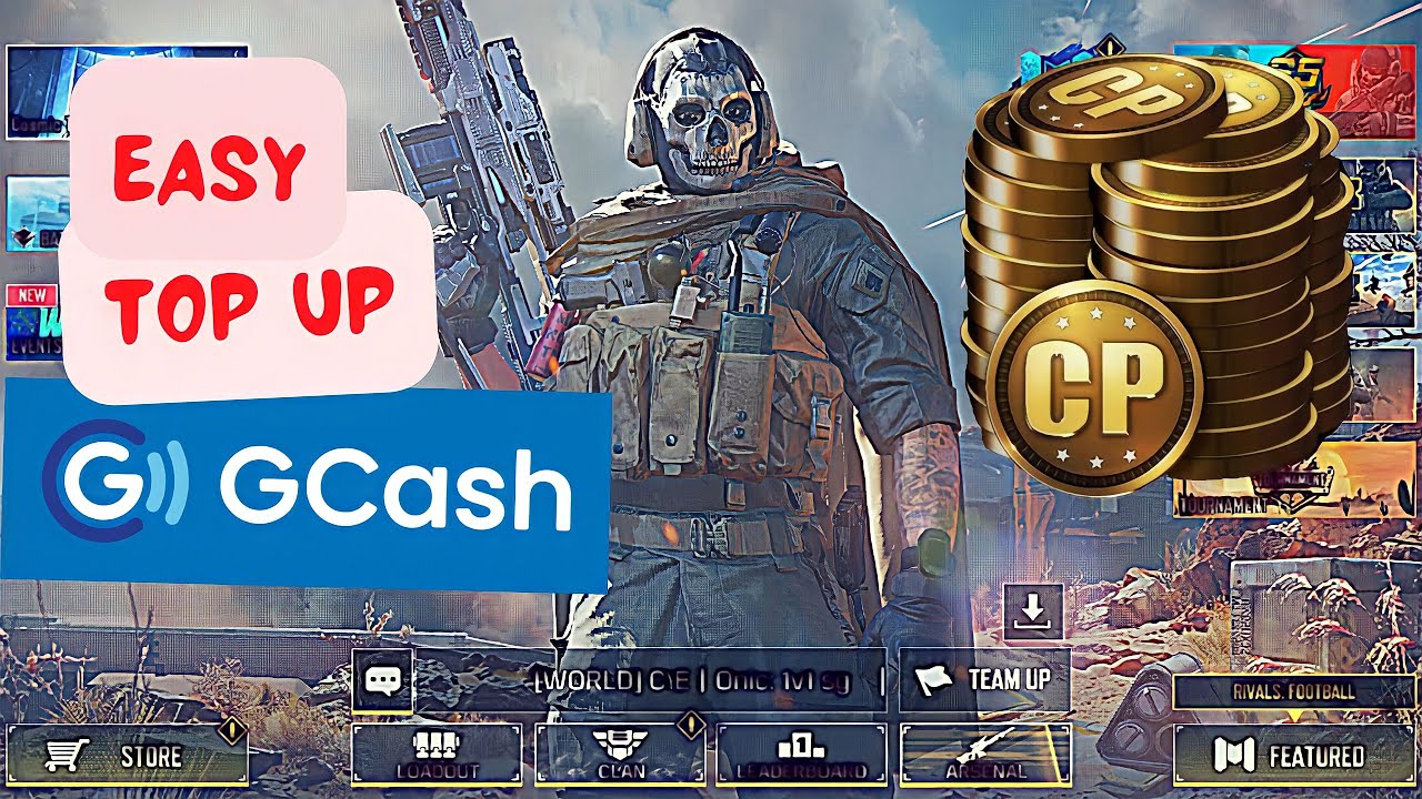 How to top up using Gcash | Call of Duty Mobile Garena Shells in Gcash ...