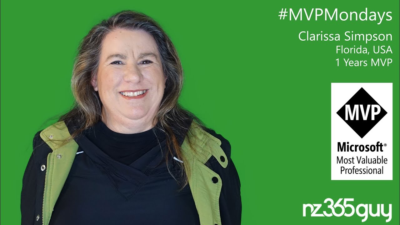 Clarissa Simpson on MVP Mondays - - Microsoft Business Applications MVP - YouTube