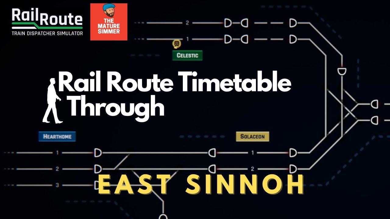 TAKING ON EAST SINNOH | Rail Route | Timetable Map Walkthrough - YouTube