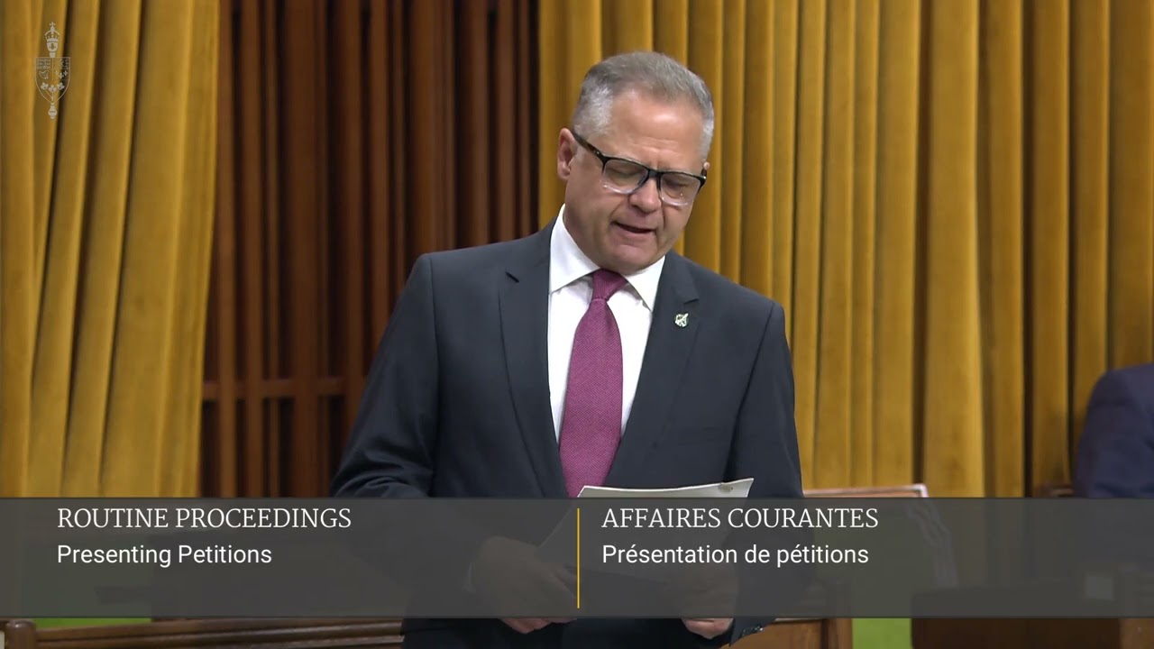 MP Len Webber - Petition - Opioid Crisis - YouTube