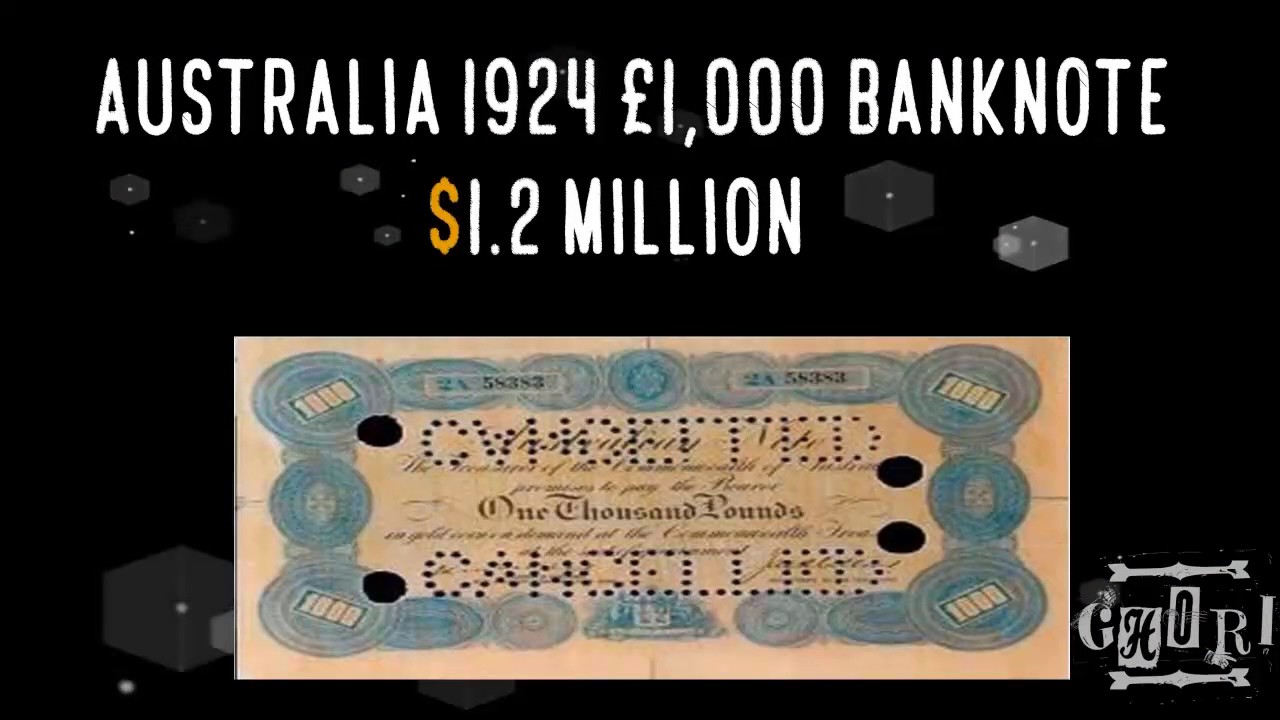 Most Valuable Bank notes (Top 10) - YouTube