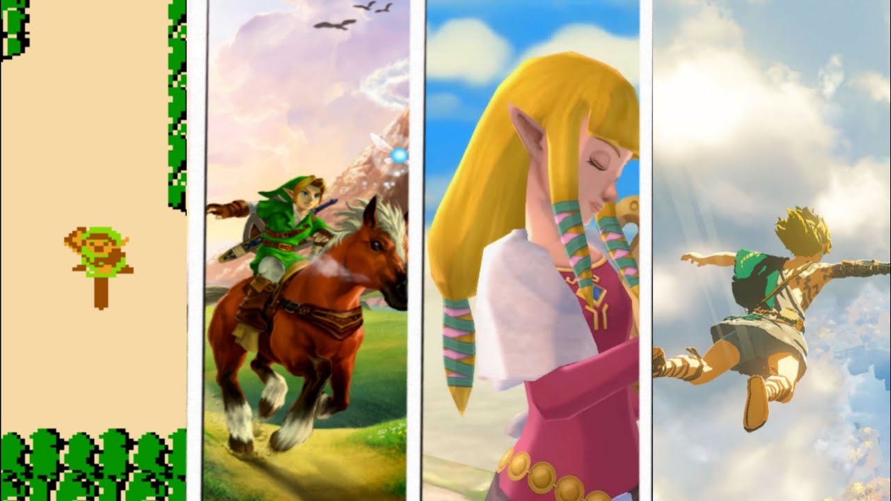 The Evolution of Title Themes in Zelda Games (1986-2023) - YouTube