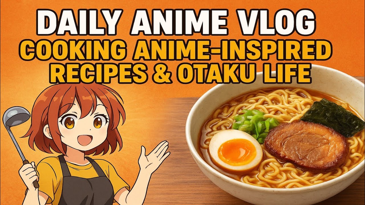 Daily Anime Vlog | Cooking Anime-Inspired Recipes & Otaku Life - YouTube