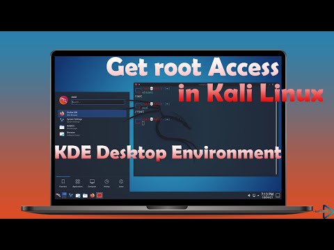 How Get root Access in Kali Linux 2021.2  | KDE Desktop Environment