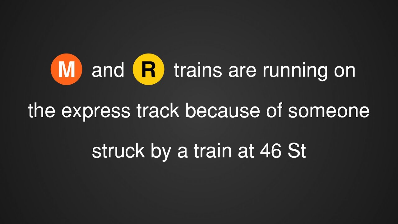 ᴴᴰ MTA Station Announcements: M and R trains are express in Queens ...