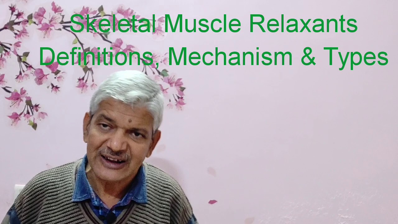 Skeletal Muscle Relaxant, Central and Peripheral Acting Muscle Relaxant ...