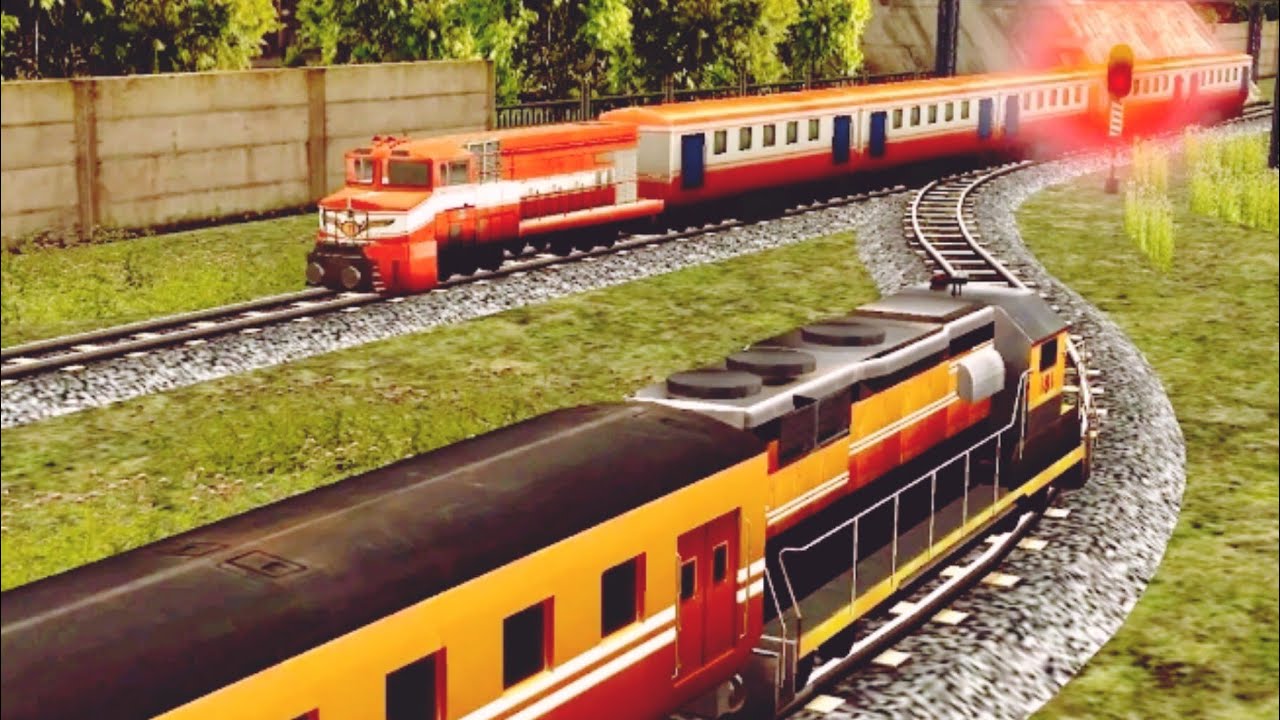 "Iron Rails Showdown: Ultimate Train Racing Thrills!" - YouTube