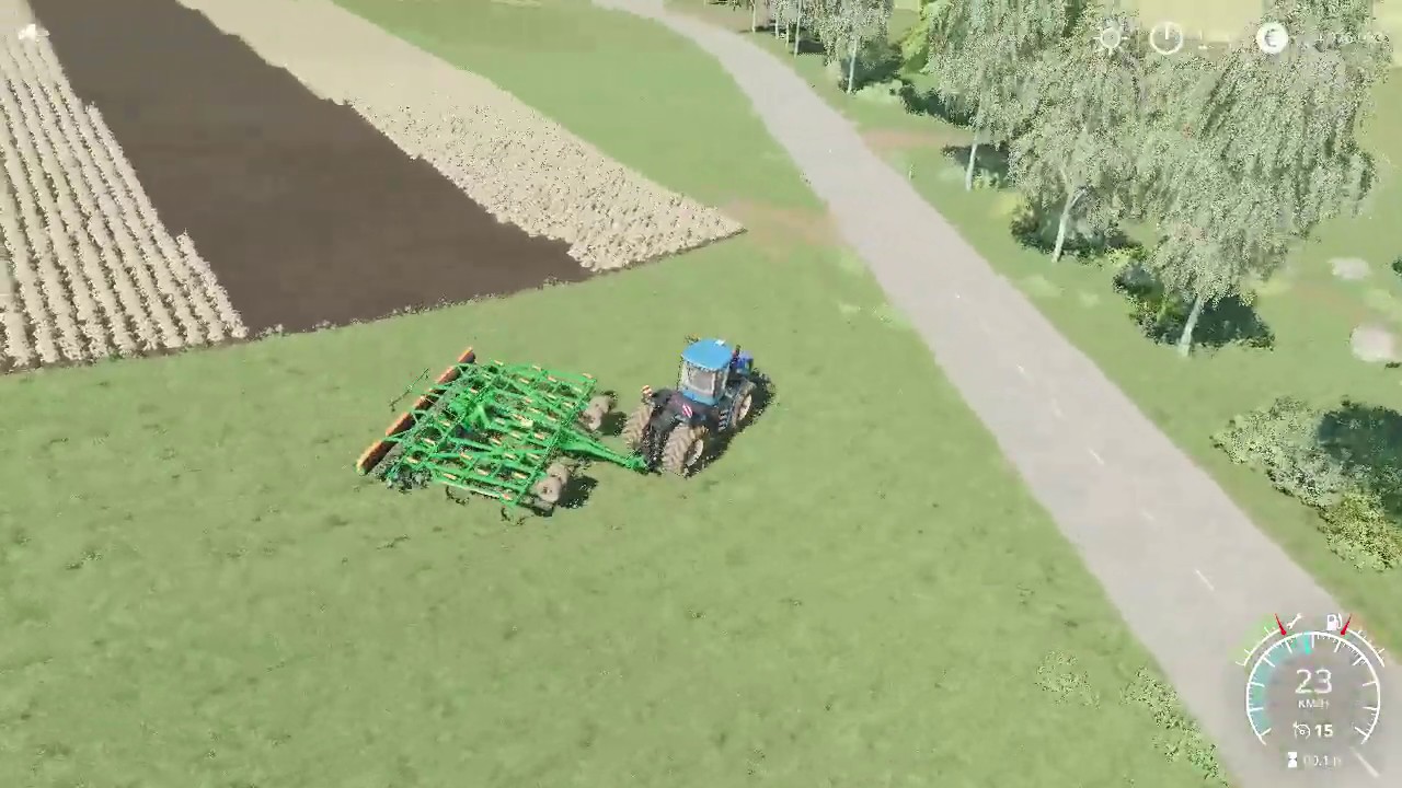 Farming Simulator 19 plow - YouTube