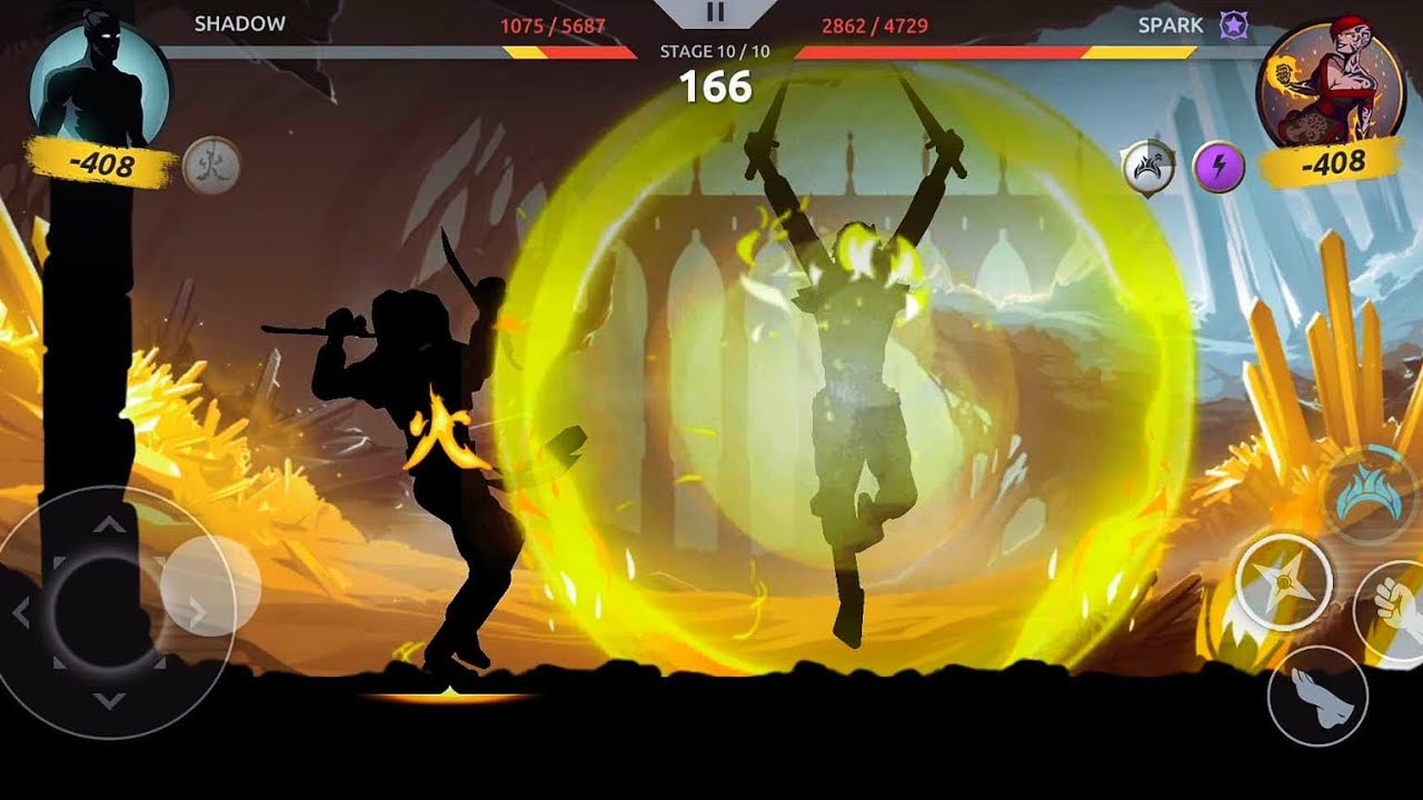 FLAMES OF OBSESSION | Shades : Shadow Fight Roguelike ACT 2 Chapter 5 ...
