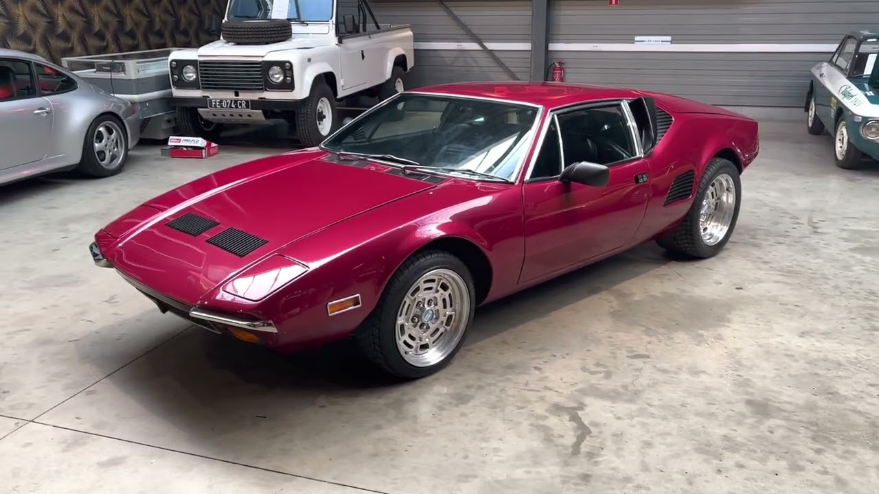 1972 DETOMASO PANTERA 351 V8 CLEVELAND - YouTube