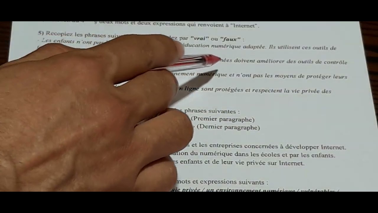 Bac blanc texte exhortatif /2023 نداء - YouTube