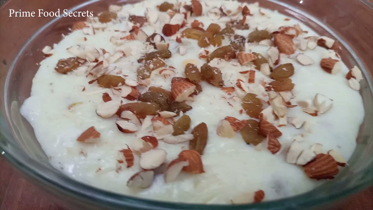 Kheer Recipe || Rice Kheer Recipe || Laziza Kheer Mix Recipe || Rice ...