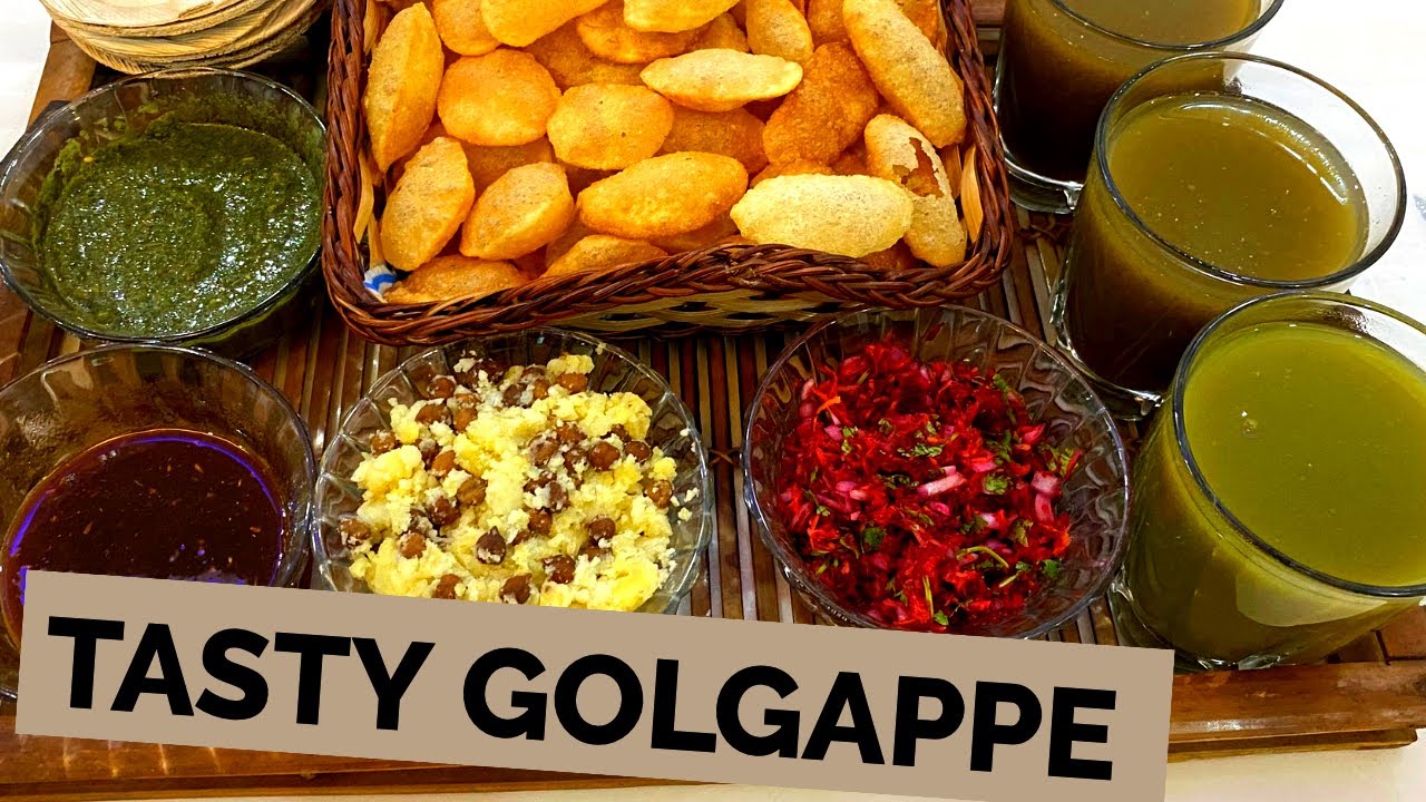 How to make Golgappa at home|| Step by step recipe of pani puri with ...