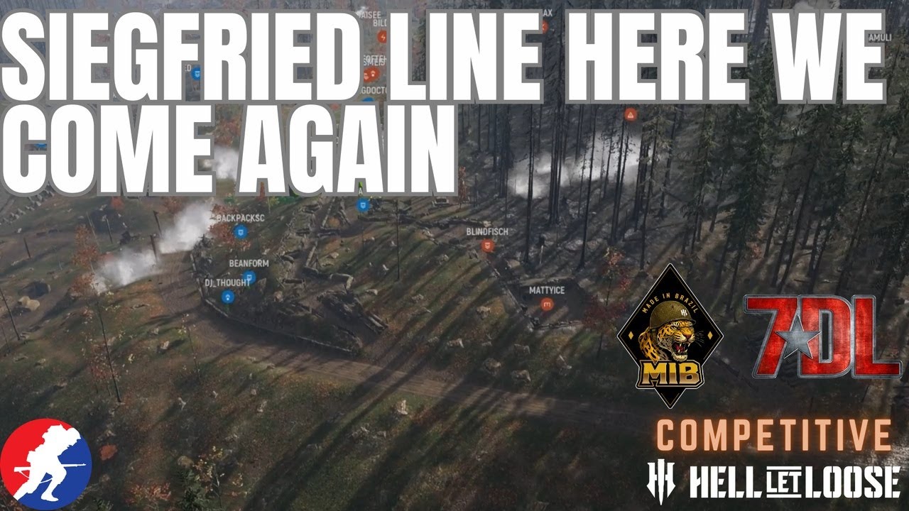 Hell Let Loose - MIB vs 7DL Hurtgen HCA Competitive PC - YouTube
