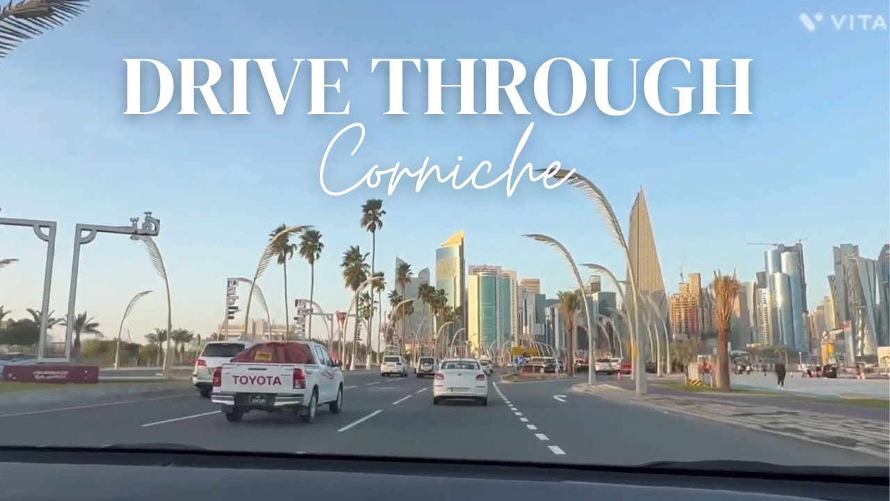 Airport (G Ring Road) to Corniche | Doha Skyline | Doha Skyscrapers ...