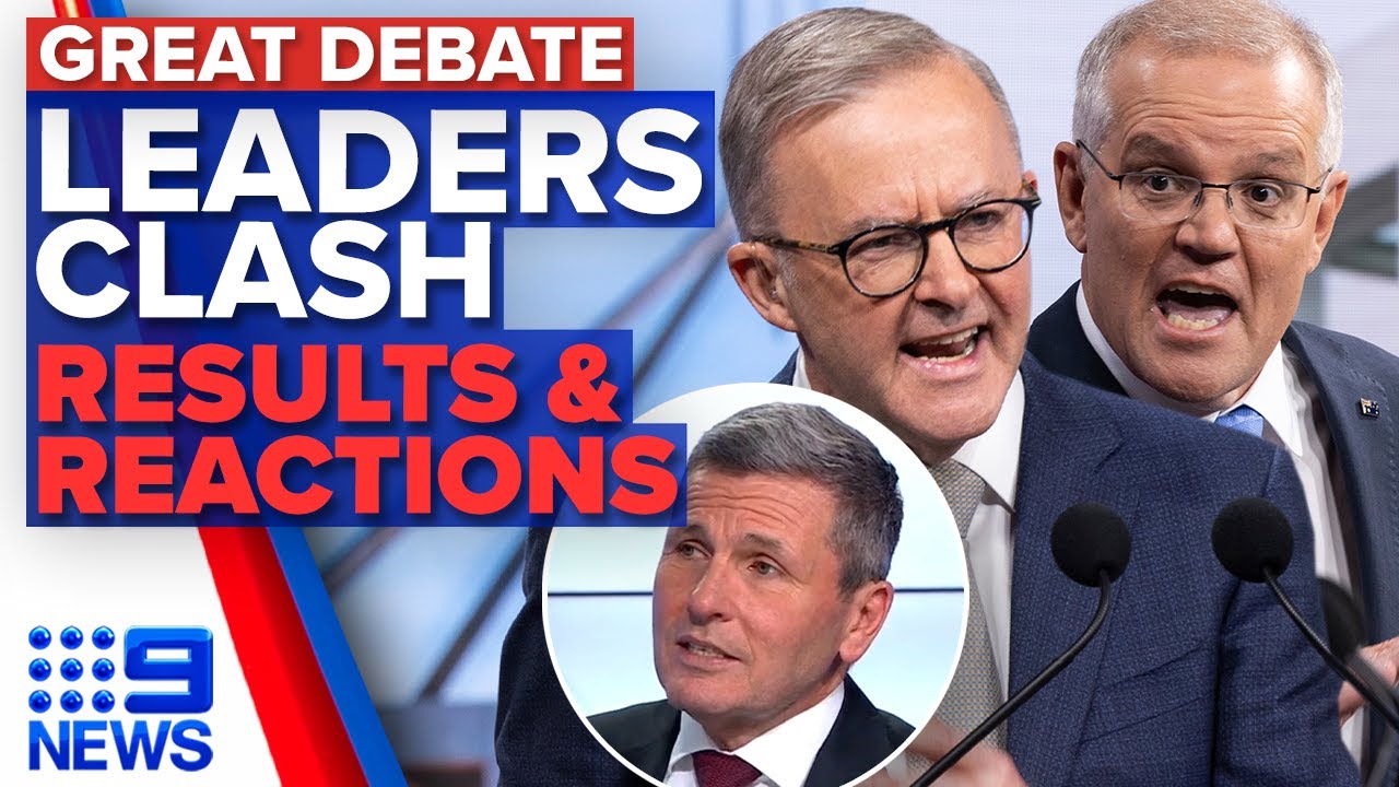 Debate highlights: Morrison and Albanese trade blows in fiery election ...