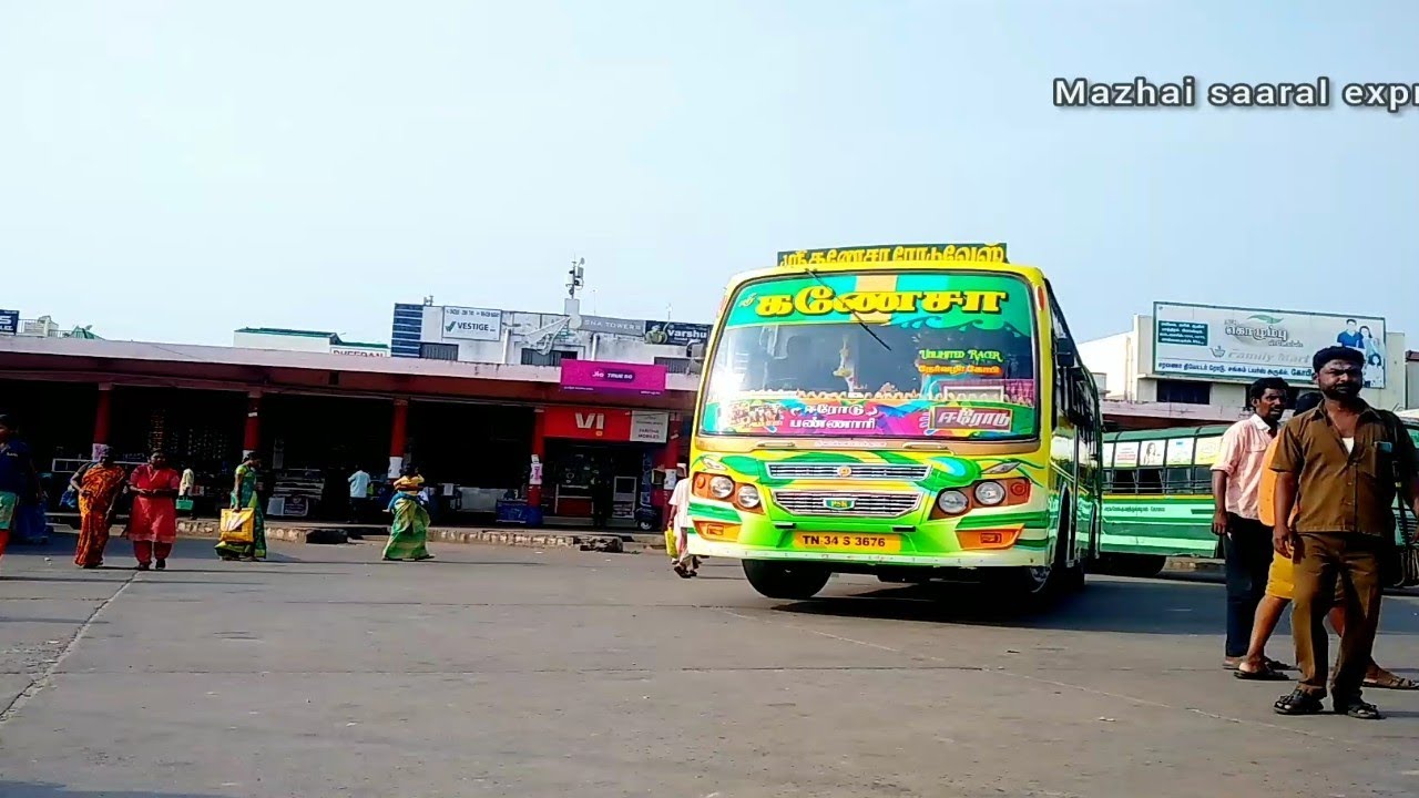 ஸ்ரீ கணேசா bus Bannari-Sathymangalam-Gobi-Kavavundapadi-Chithode- Erode ...