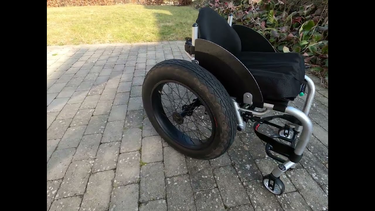 Rehasense PAWS Tourer .. The perfect wheelchair for PAWS... GTM Shock ...