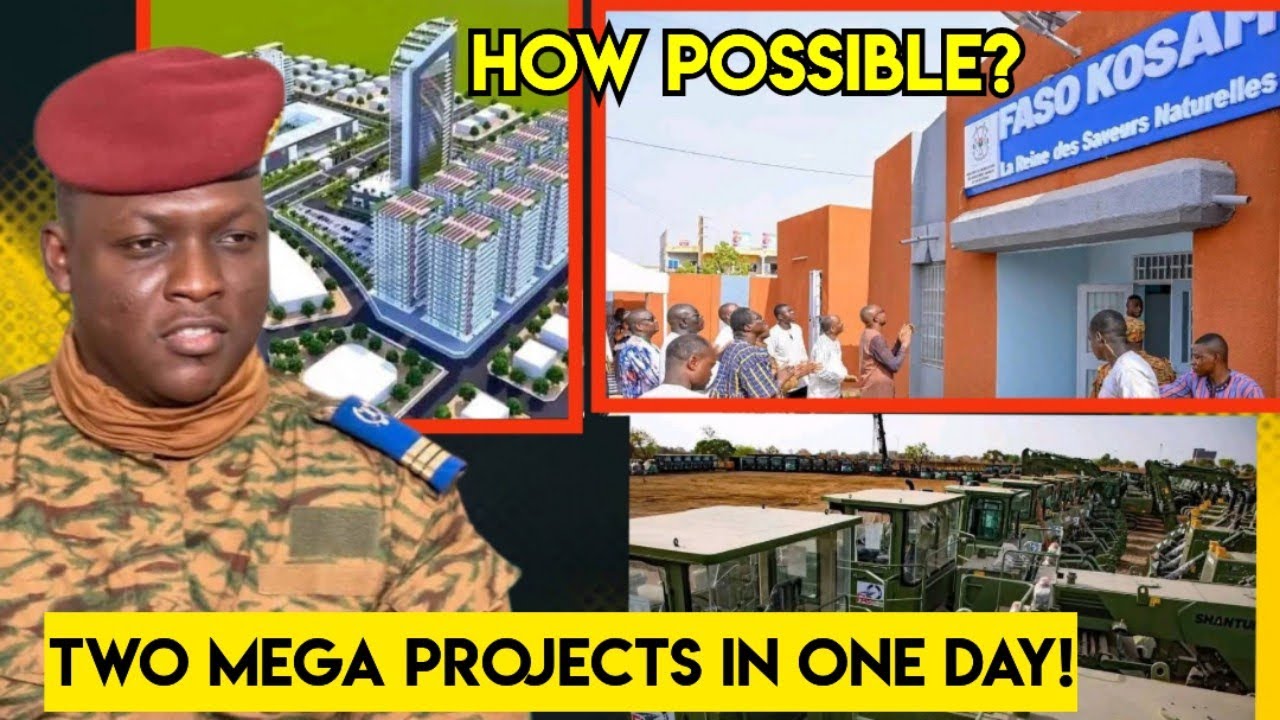 Ibrahim Traore Launches Two Mega Projects in One Day, This is Beyond ...