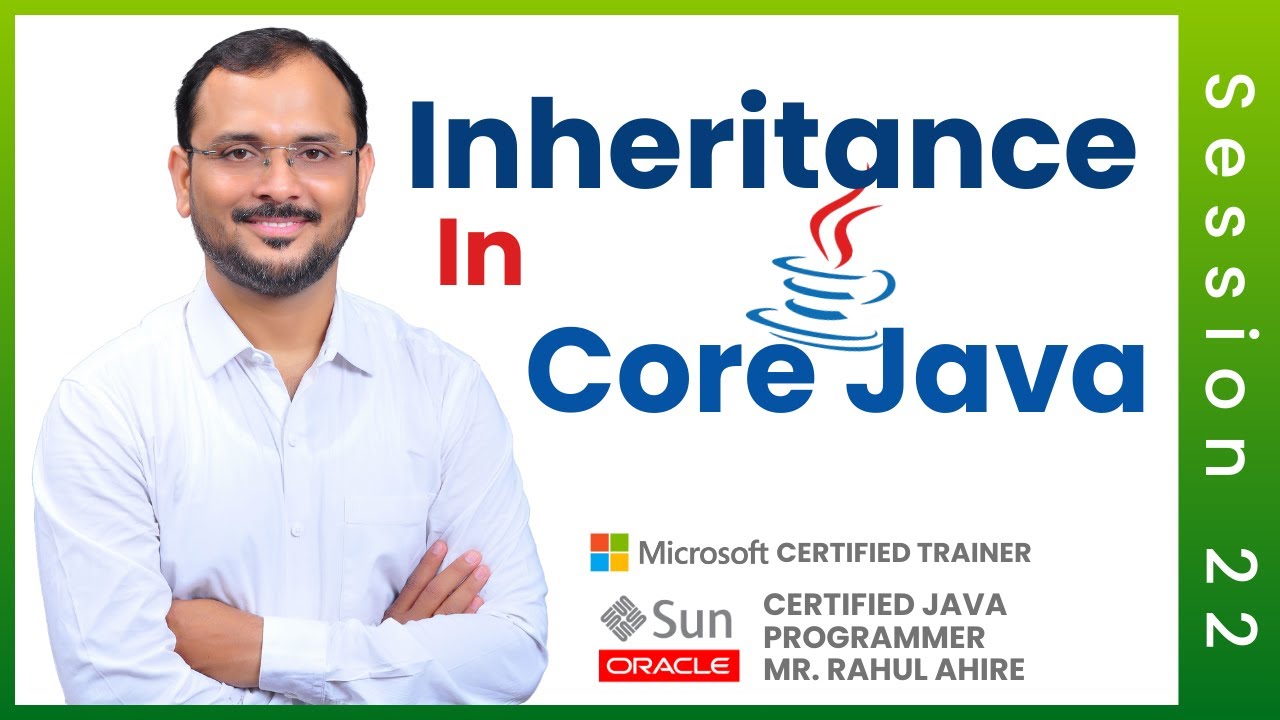 Session 22 Inheritance In Java - YouTube