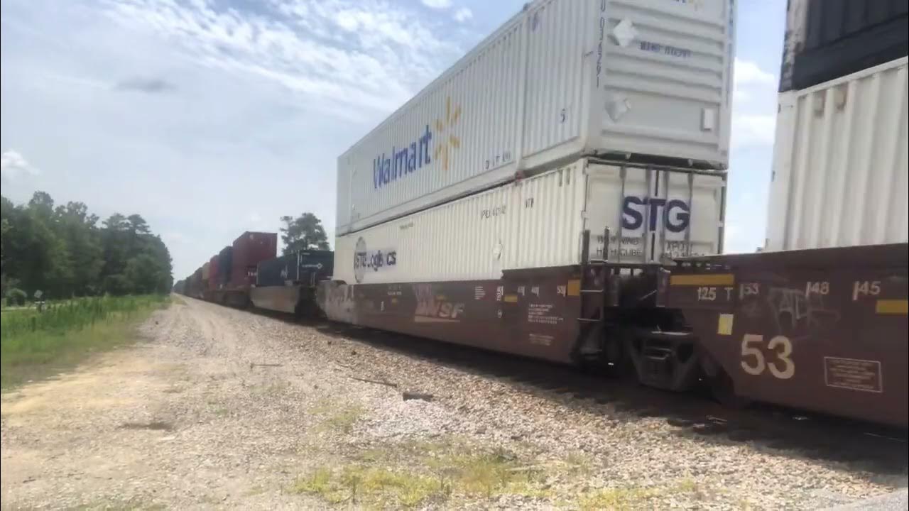 CSX I038 Double Stack Train NB - YouTube