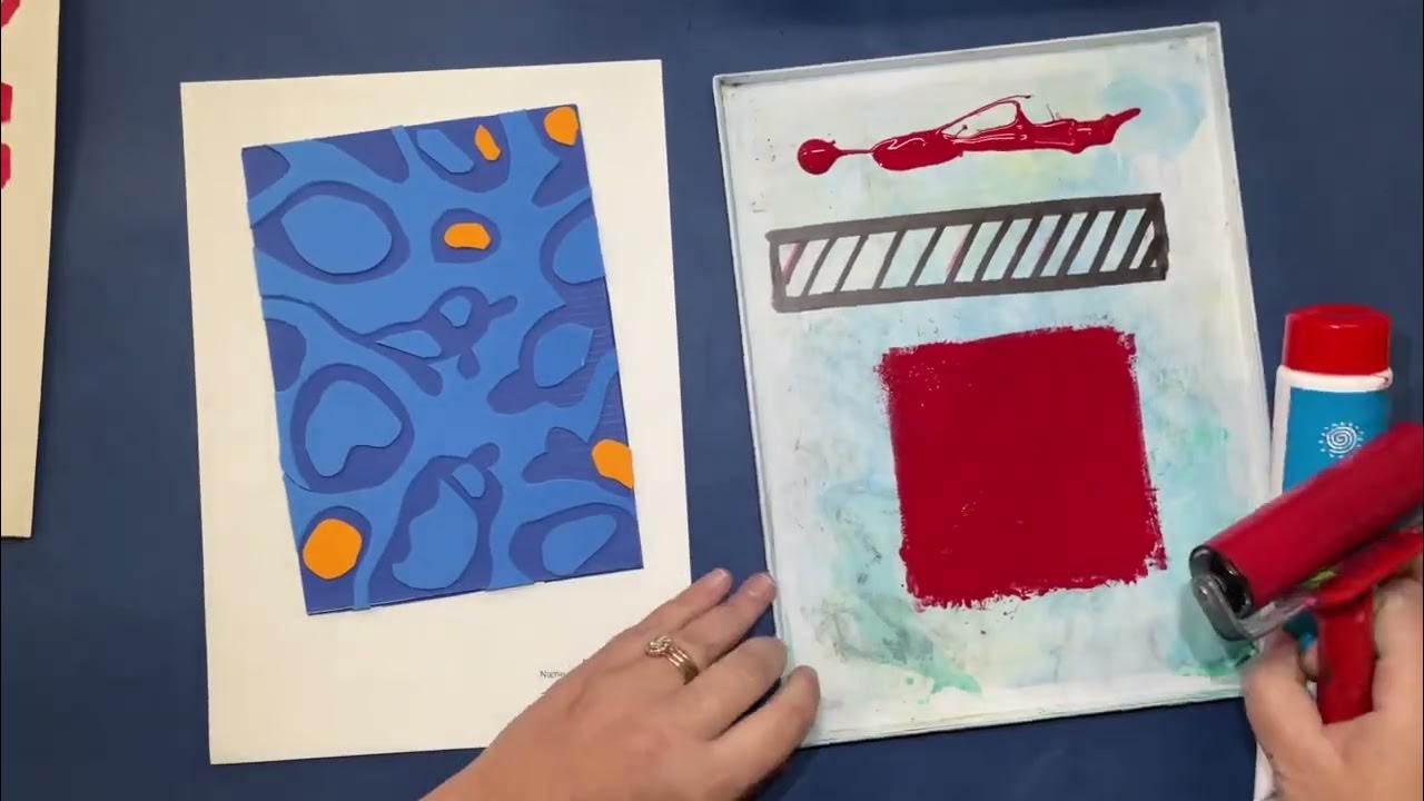 Grade 4 Collagraph Printing - YouTube