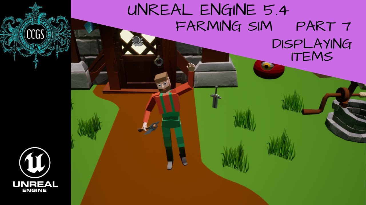Unreal Engine 5 - Farming RPG Tutorial Series Part 7 - Displaying Items ...