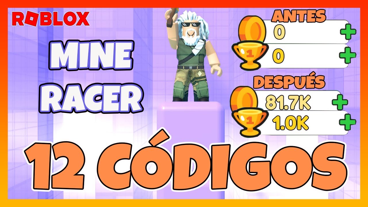 ⛏️12 NUEVOS CODIGOS de MINE RACER ⛏️ Códigos de Roblox⛏️ 2022 ⛏️ EMiLiOR - YouTube