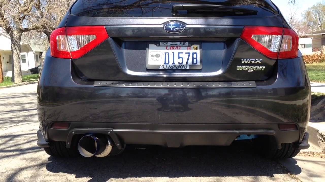 2011 WRX Tomei Expreme Ti Cat Back Exhaust - YouTube