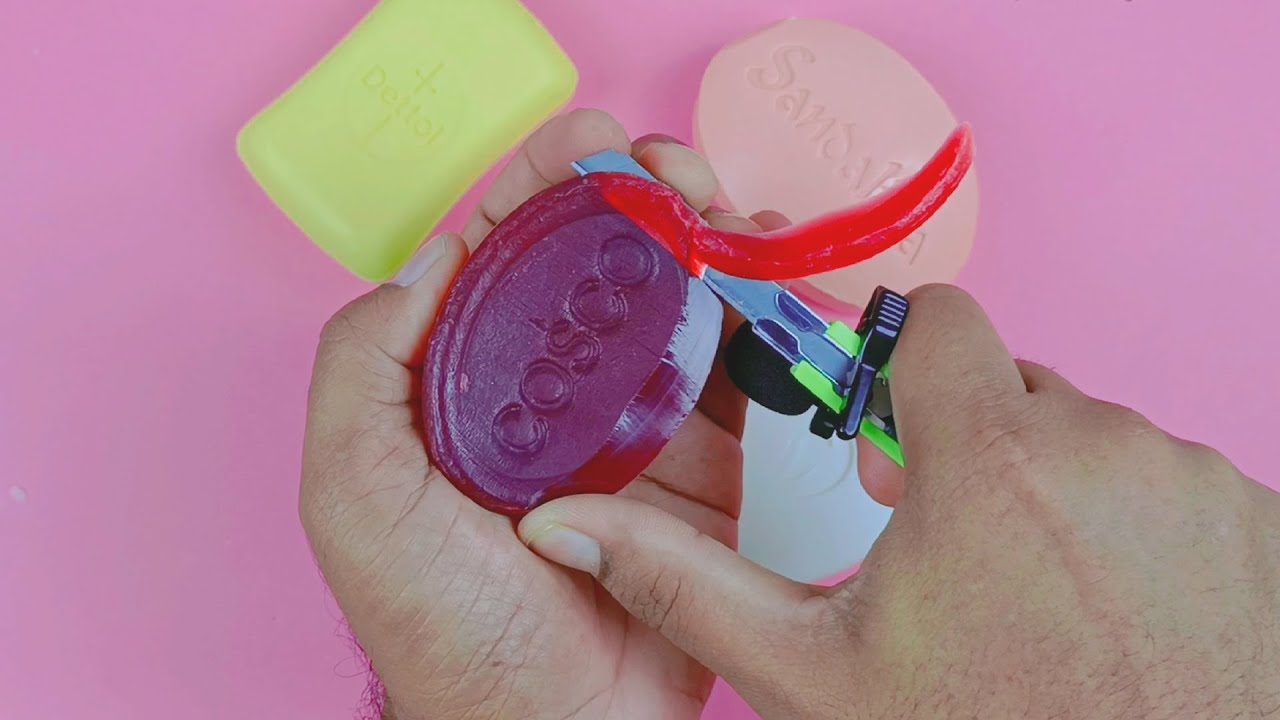 Satisfying Soap Cutting and Soap Cubes I Oddly Satisfying Soap Carving ...