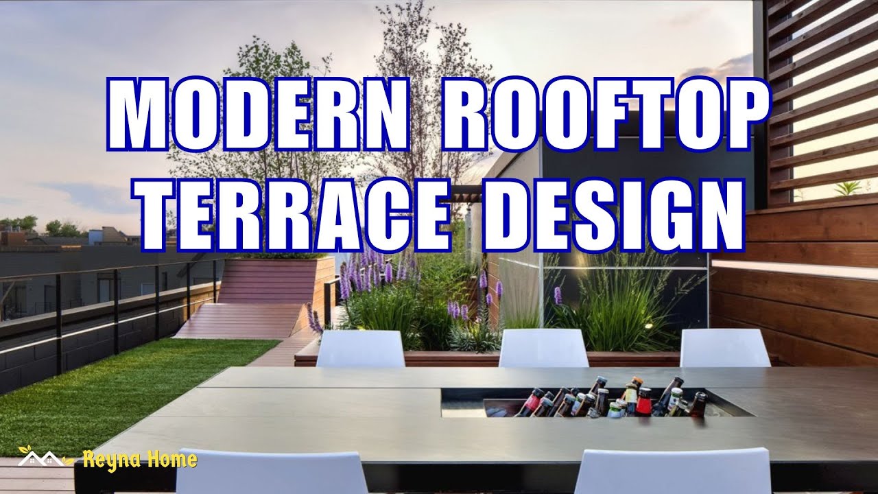 Stylish Modern Rooftop Terrace Designs Contemporary Comfort Modern ...
