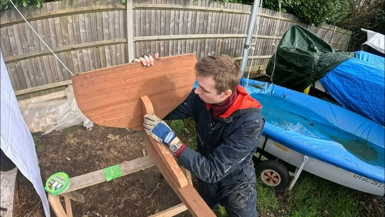 Bolting together a boat! - Ep. 9 - Building a wooden clinker dinghy ...