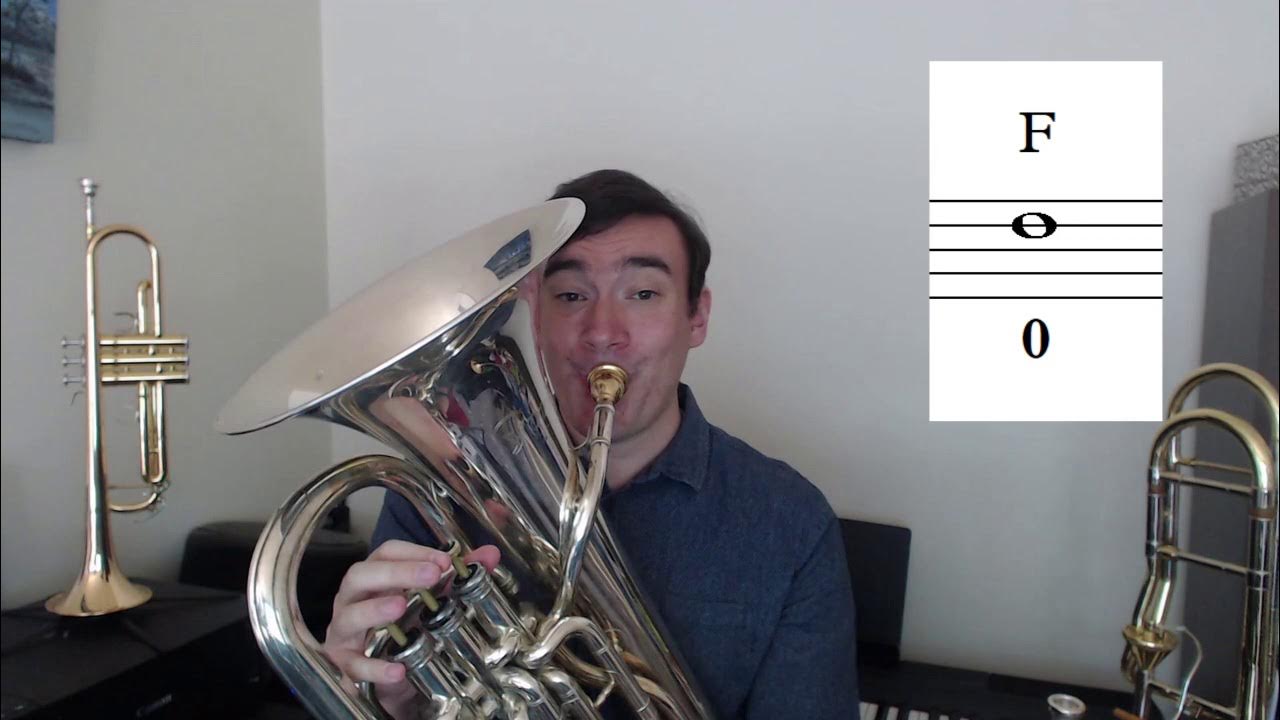 Euphonium Beginner Warm Up - YouTube
