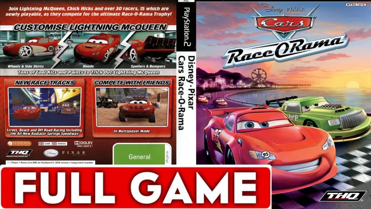 Cars Race-O-Rama PSP Full Game Walkthrough Longplay - YouTube